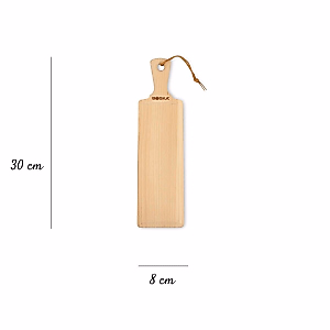 BOSKA Wooden Serving Cheese Board - Large Amigo Best For Cheese, Tapas, Bread, and Desserts Presentation - Board Slab with Non-Slip Feet - Cutting and Charcuterie Board - Dishwasher Safe