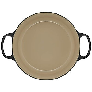 Le Creuset Enameled Cast Iron Signature Round Dutch Oven, 7.25 qt., Licorice