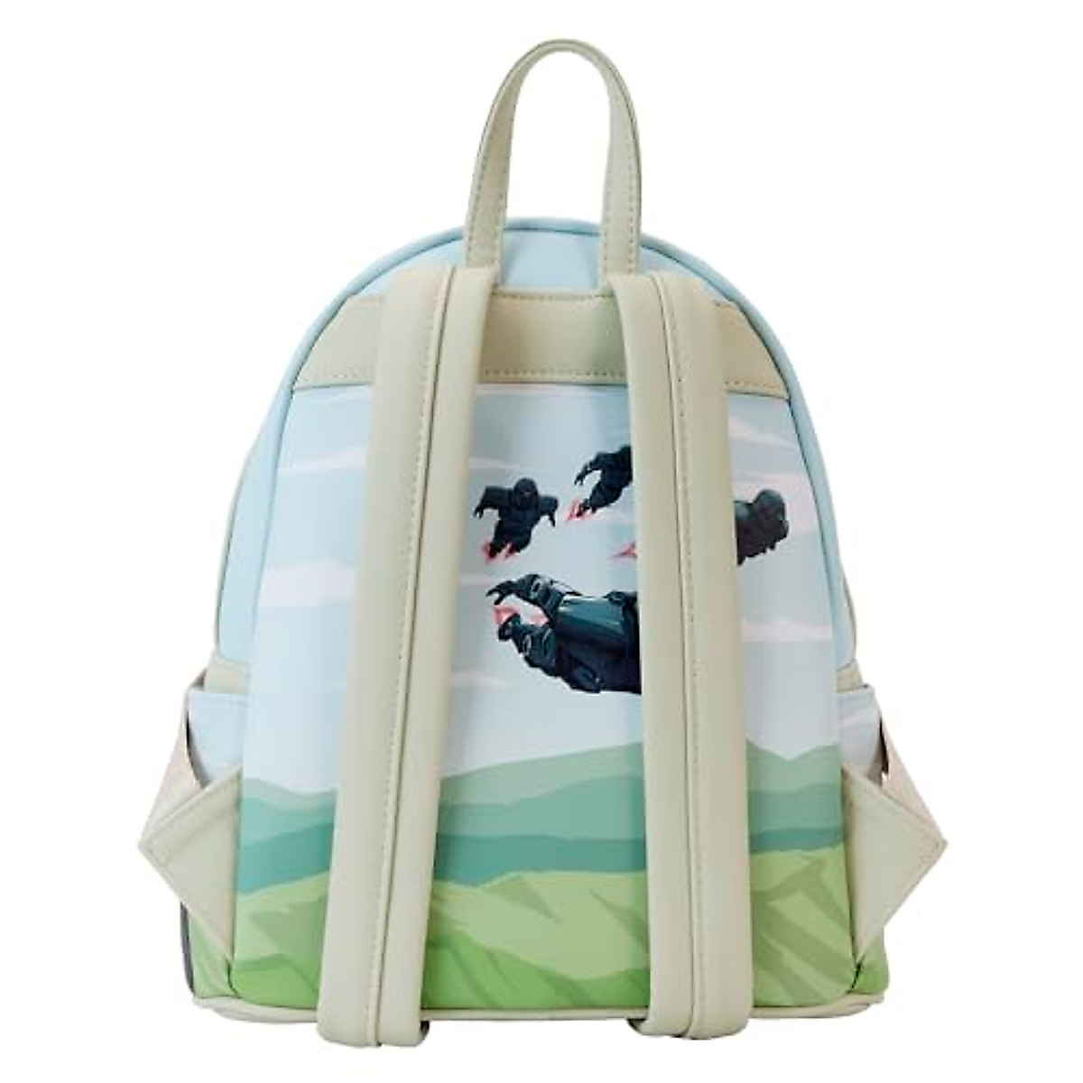 Loungefly The Mandalorian Grogu Stone Glow in the Dark Mini-Backpack, Amazon Exclusive