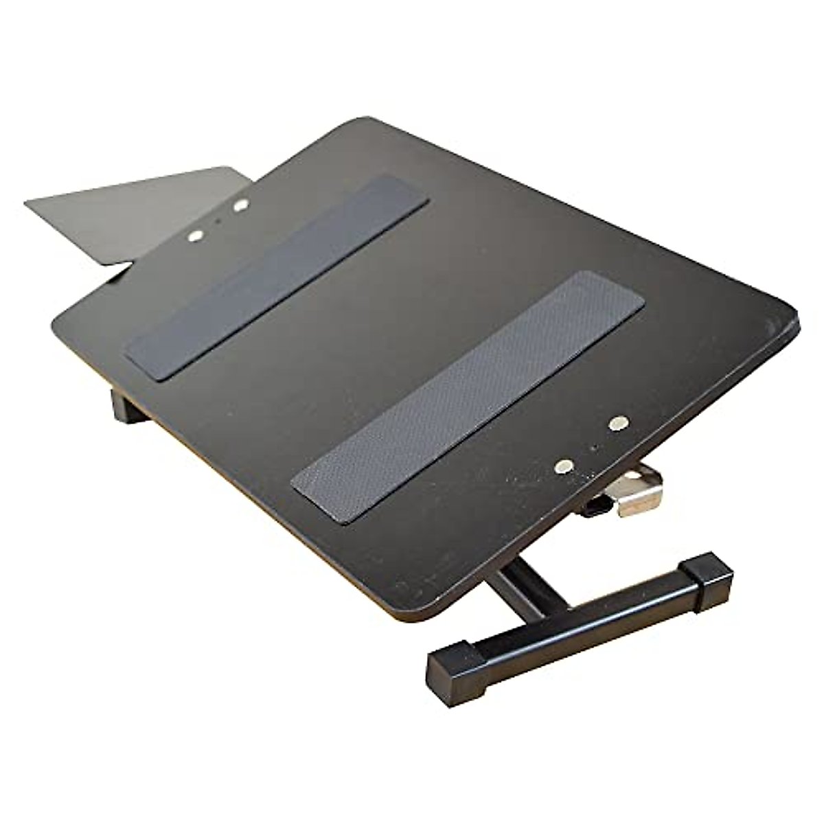 KT3 Ergonomic Computer Keyboard Stand Adjustable Height Angle Negative Tilt for standing up raise keyboards to standing height sit stand up on desk riser holder tray platform lift above desk black