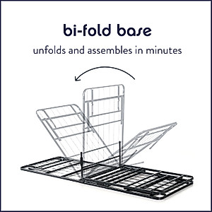 Best Price Mattress New Innovated Box Spring Metal Bed Frame, Queen, 14 inch