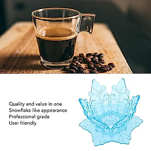 Pour over Coffee Dripper, Food Grade PP Coffee Filter Easy to Use Reusable for Drinking (Blue)
