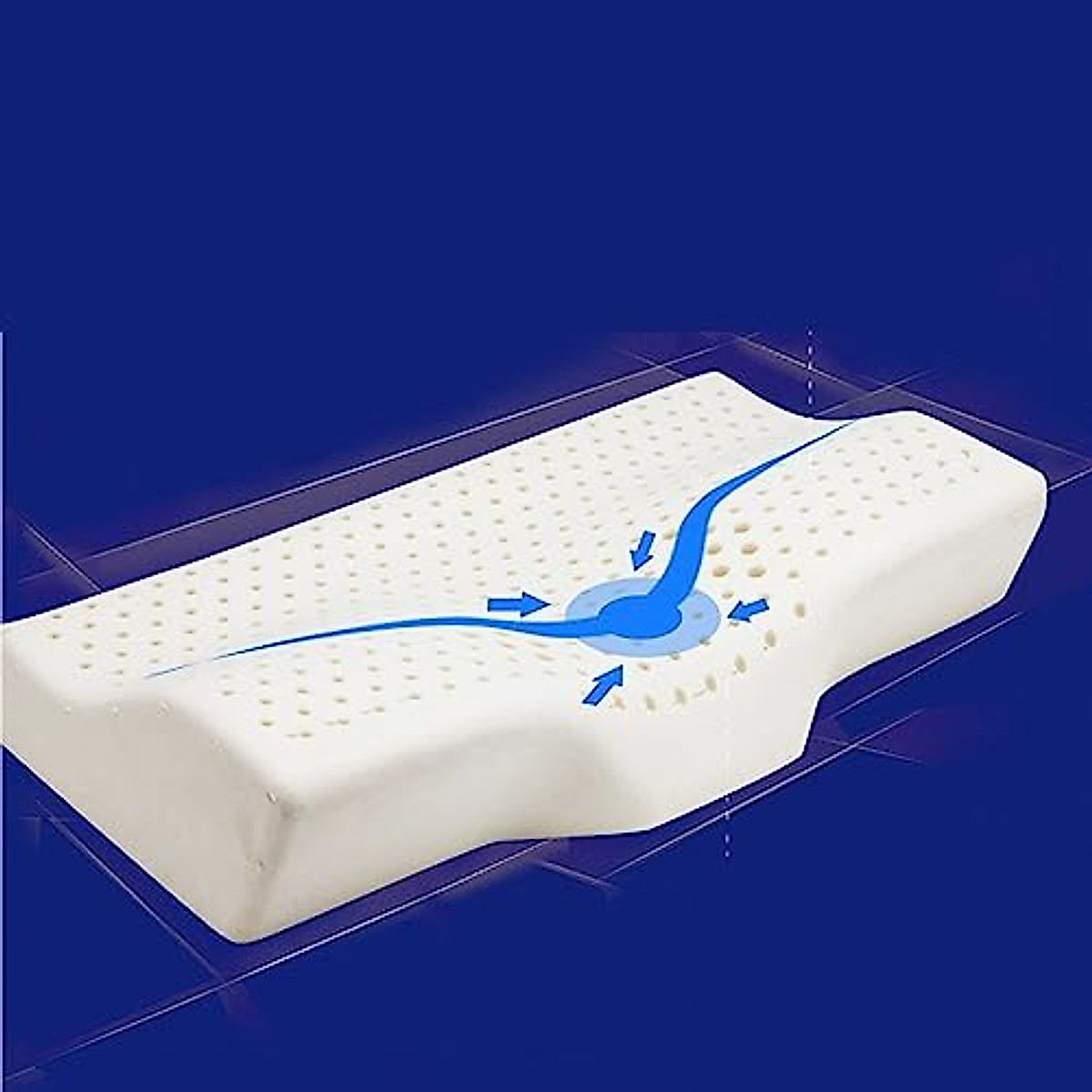 TEIDEA Pillows for Bed Sleep Pillow Bed Neck Care Massage Health Design Adult Ankle Bed Pillow