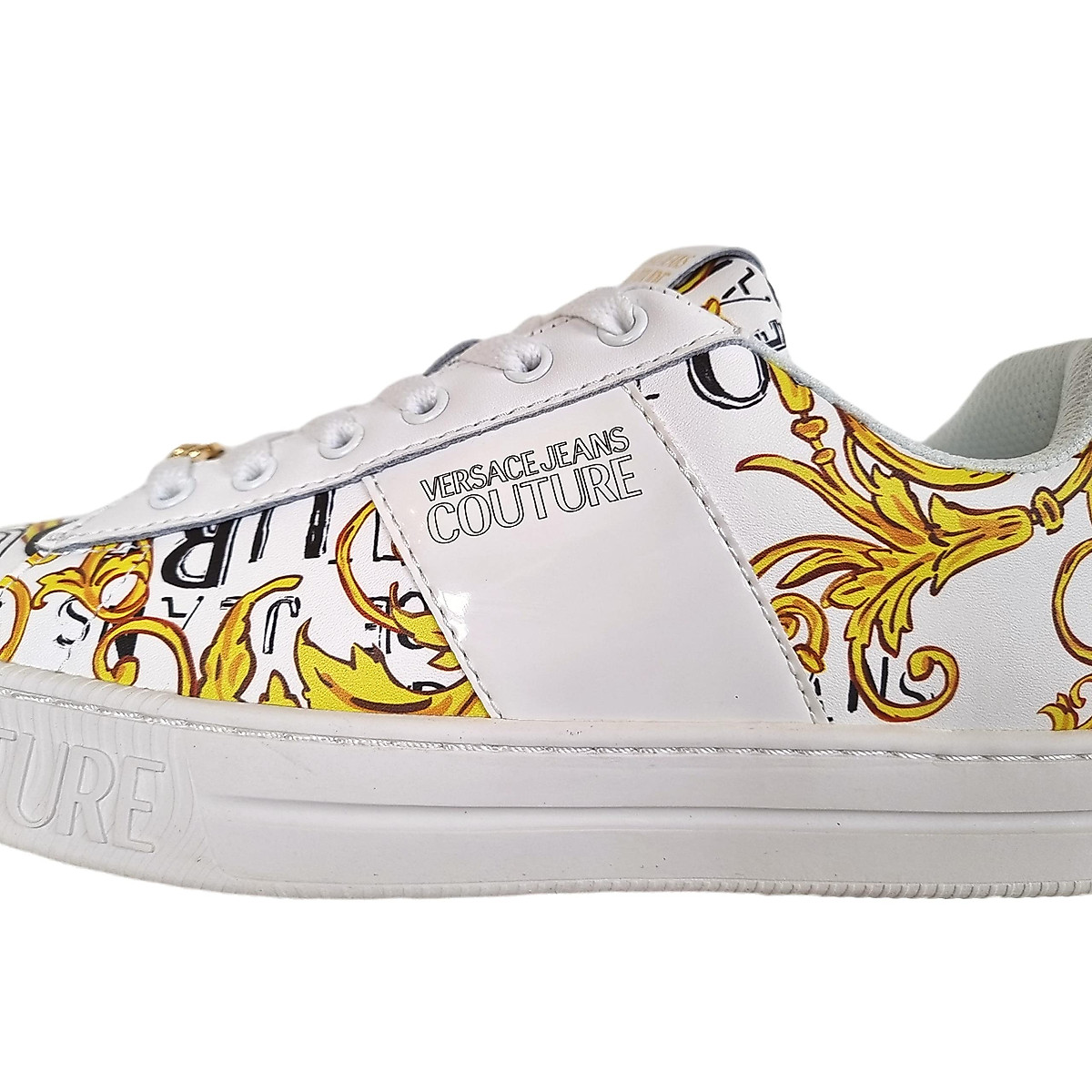 VERSACE JEANS COUTURE Women Court 88 Sneakers White 6.5 US