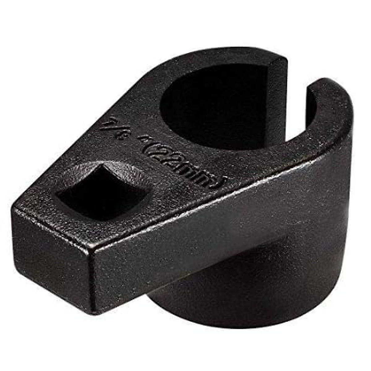 ZBGUN 1 PC Side Cutout Oxygen Sensor Sleeve, 3/8 European Standard Square Slotted Design Offset Oxygen Sensor Socket, Car Disassembly Assembly Wrench, Compatible with Many Types of Vehicles (Black)