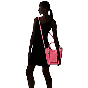 Calvin Klein Quinn North/South Mini Tote Crossbody, Pink Flambe