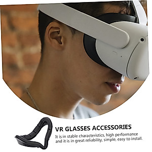 3pcs Vr Mask Accessories Vr Facial Interface Bracket Face Cover for Vr Headset Face Cover Replacement Vr Headset Sweatproof Cover Vr Part Face Cushion Pad Replacement Vr Accessory
