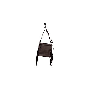 ARIAT Women's Nashville Calf Hair Brown Crossbody Bag