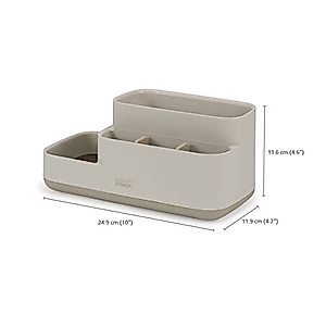 Joseph Joseph EasyStore - Bathroom Storage Caddy Organiser for bathroom accessories - Ecru