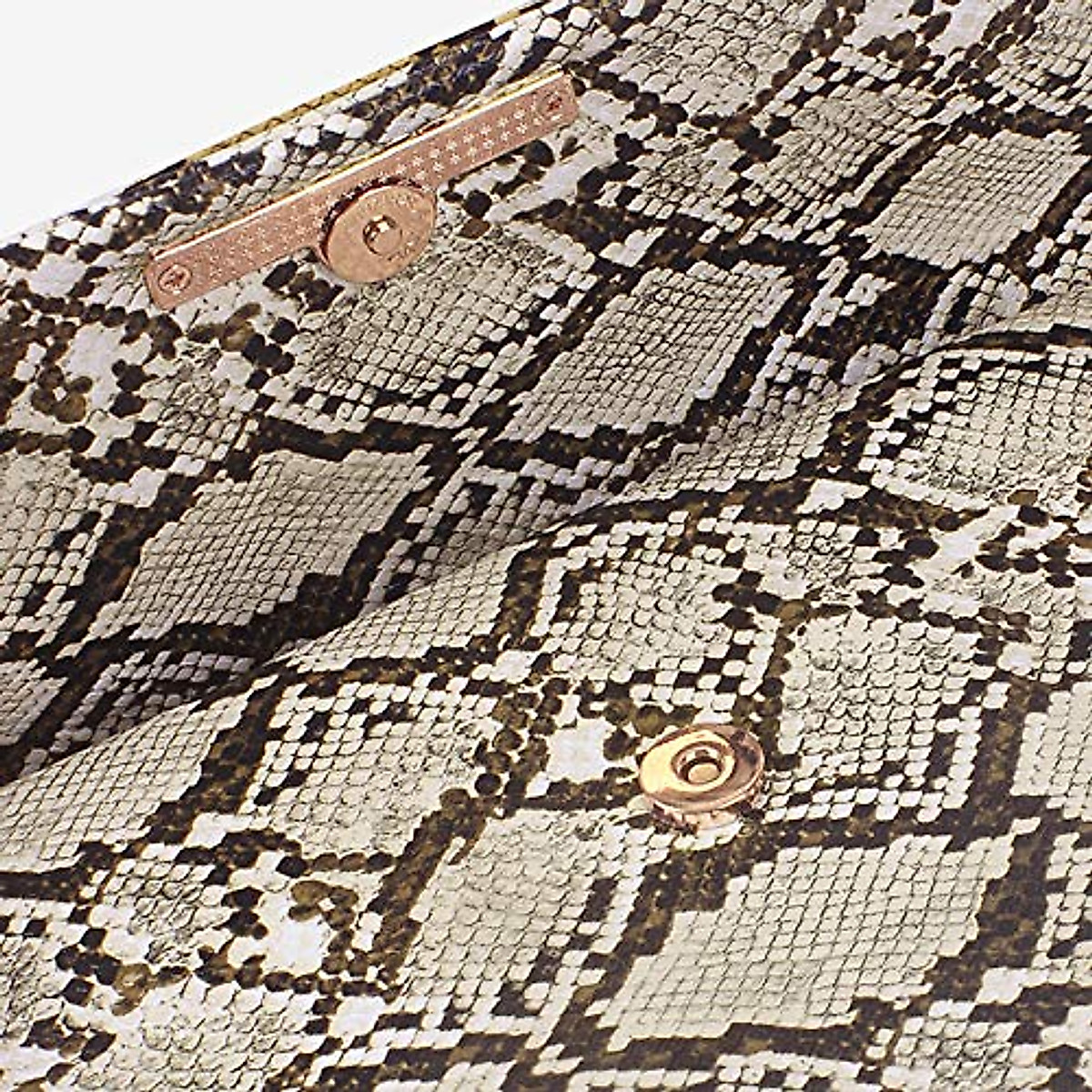 Ayliss Women's Snakeskin Bag Handbag Shoulder Clutch Purse Evening Bag PU Leather Crossbody Bag Chain Strap