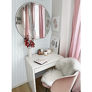 NextWall Mod Chevron Peel and Stick Wallpaper (Sky Blue)