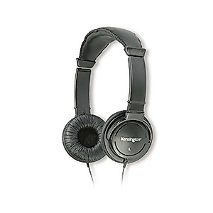 Kensington Hi-Fi On-Ear Headphones with 9-Foot Cord (K33137),Black