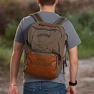 CERDÁ LIFE'S LITTLE MOMENTS Men's Travel Backpacks, Grey, Verde