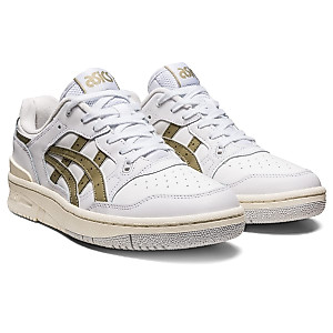 ASICS Unisex EX89 Sportstyle Shoes, 13, White/Safari Khaki