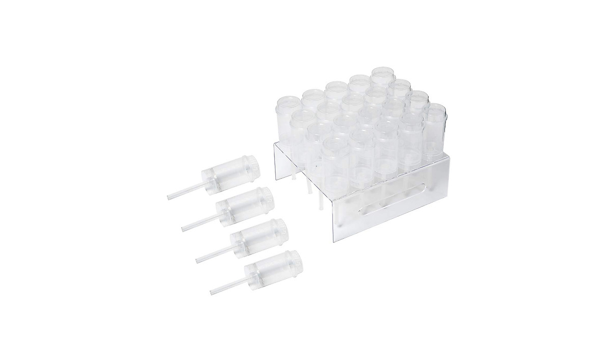 20 Hole Push Pop Cake Stand & 24 Clear Push-Up Shooters | Elegant ...