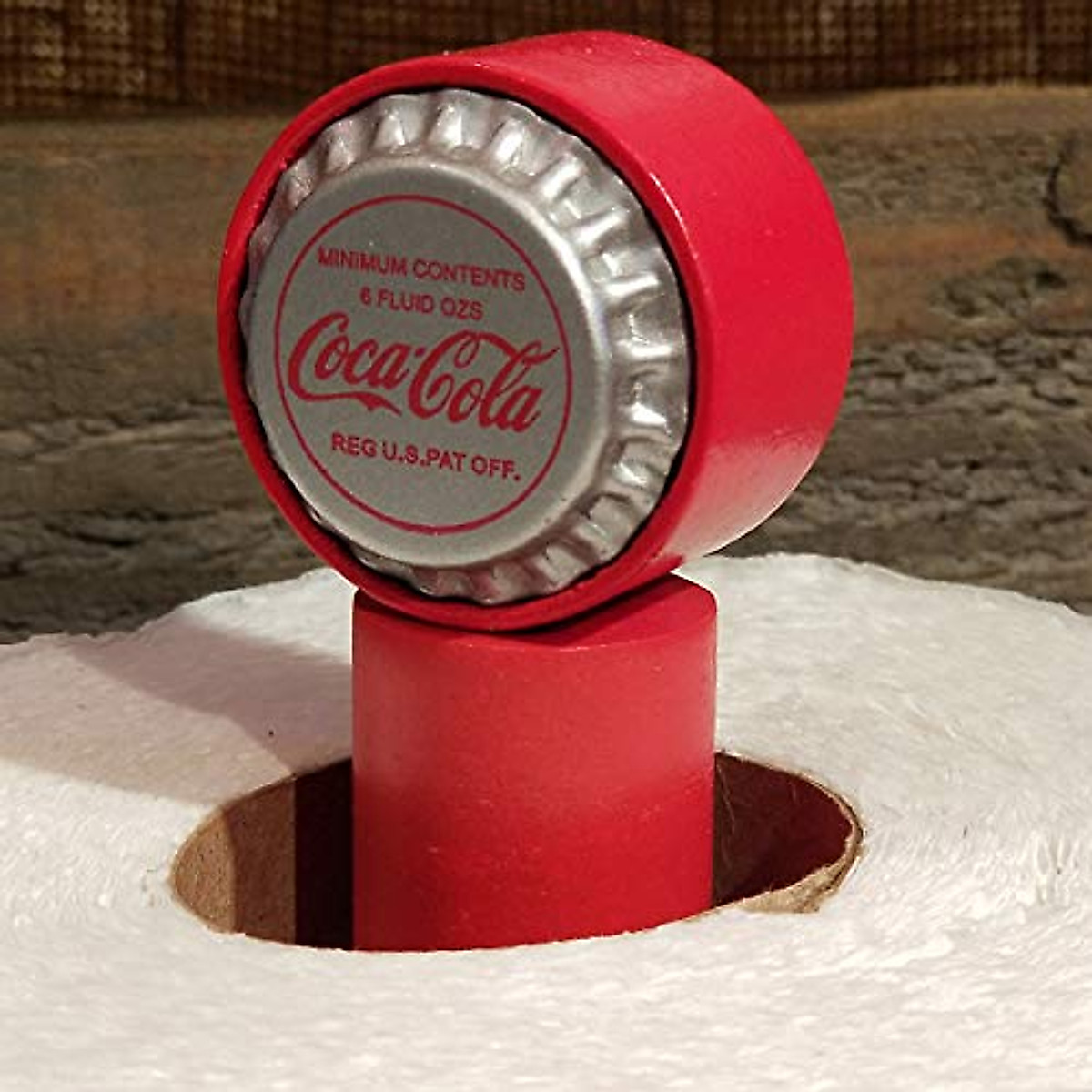 SUNBELTGIFTS 1950’s Coca-Cola Vending Machine Paper Towel Holder - Easy Assembly (4400-63)