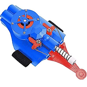SUIZU Web Shooters, Spider Silk Launcher for Kids - USB Charging, Rope Launcher - Can Grab Small Objects, Super Hero Launcher Gloves Wrist Toy Cosplay Launcher Bracers Accessories (Red)