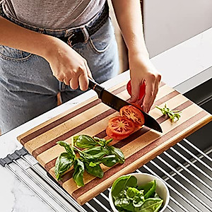 Mikinya Over The Sink Dish Drying Rack, Roll Up Dish Drying Rack Kitchen Dish Rack Stainless Steel Sink Drying Rack, Multipurpose Foldable Dish Drainer, Gray (17.5''x11.8'')