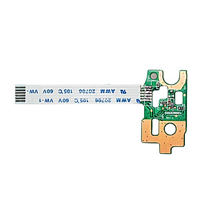 Zahara Power Switch Button Board with Cable Replacement for HP 15-f004wm 15-f272wm 15-f009ca 15-f111dx 15-f010dx 15-f271wm 15-f010wm 15-f048ca