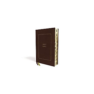 KJV, Thompson Chain-Reference Bible, Large Print, Leathersoft, Brown, Red Letter, Thumb Indexed, Comfort Print