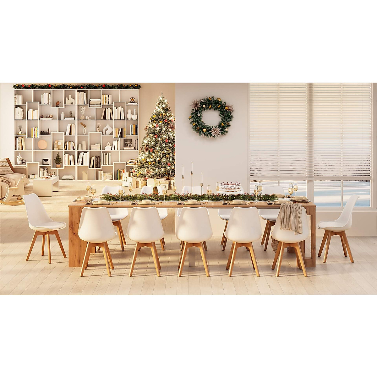 Mobili Fiver, Easy, Extendable Console Table with Extension Leaves Holder, 17,7(120,1) x35,4 in, Rustic Oak, for 4-12 People, Space-Saving Dining Table, Italian Furniture