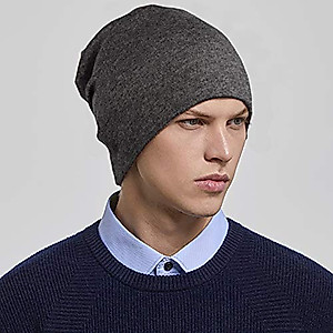 ELLEWIN Slouchy Beanie Hip-Hop Hats Cap for Men Women Soft Lightweight Running Adult Beanie Hats
