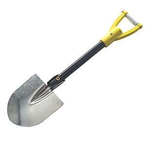 ShareGoo RC Metal Shovel Tools RC Crawler Decoration Accessories Compatible with 1/10 Axial SCX10 CC01 D90 D110 Traxxas TRX-4 RC Crawler Car Truck,Yellow