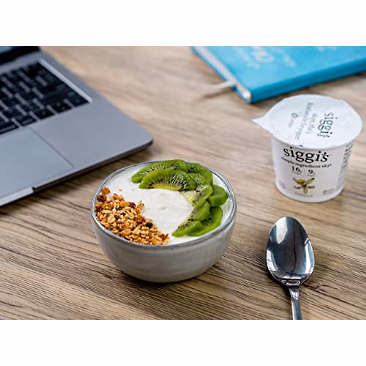 siggi’s® Icelandic Strained Nonfat Yogurt, Vanilla, 5.3 oz. Single Serve Cup – Thick, Protein-Rich Yogurt