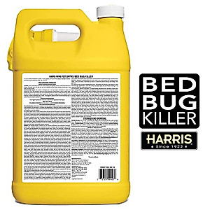 HARRIS Bed Bug Killer, Liquid Spray with Odorless and Non-Staining Formula (Gallon)