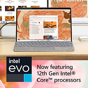 Microsoft Surface Pro 9 (2022), 13" 2-in-1 Tablet & Laptop, Thin & Lightweight, Intel 12th Gen i5 Fast Processor for Multi-Tasking, 8GB RAM, 256GB Storage with Windows 11, Platinum Microsoft Copilot