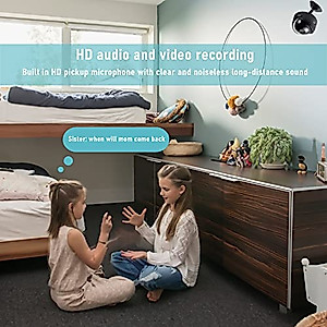 crgrtght Mini WiFi Cameras,Wireless Cameras 2.4G WiFi,Built in Battery,Hd 1080P Home Security Cameras,Smart Cameras with Night Vision,Outdoor Surveillance Camera