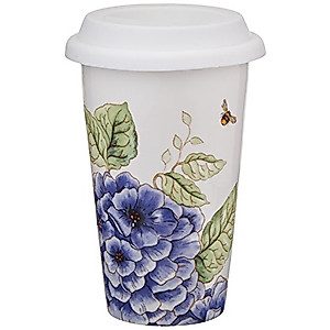 Lenox 846844 Butterfly Meadow Blue Thermal Travel Porcelain Mug