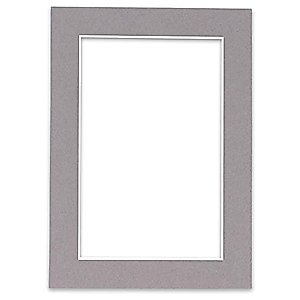 22x28 Mat for 16x20 Photo - Precut Charcoal Picture Matboard for Frames Measuring 22 x 28 Inches - Bevel Cut Matte to Display Art 16 x 20 Inches - Acid Free ONE MAT with Backing Board & Clear Bag