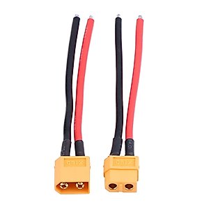 Plug Connector Adapter Cable RC CAR Battery 14AWG Cable for RC Battery with Silicone Jacket
