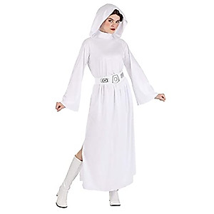 STAR WARS Adult Princess Leia Hooded Costume, Womens Halloween Costume - Officially Licensed Medium
