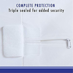 Original Bed Bug Blocker Zippered Mattress Protector (King),White