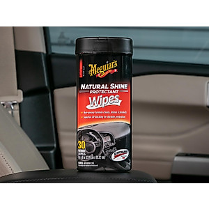 Meguiar's G4100 Natural Shine Protectant Wipes - 25 Wipes