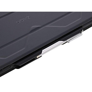 ZAGG Rugged Messenger for iPad Pro 10.5" & Pad Air 10.5" (Gen 3) - 7 Color Backlit Case and Bluetooth Keyboard - Black
