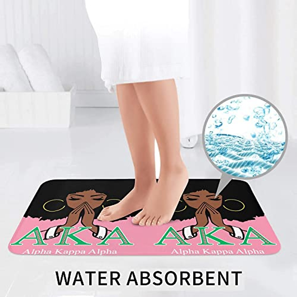 Bathroom Rugs Sets 3 Piece Aka SOR-Ority 10 Bathroom Shower Rugs with U-Shaped Contour Toilet Mat Large Contour Mat, Bathroom Floor Mats