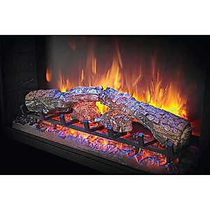 Napoleon Element 36 Inch Built-in Electric Fireplace - Black, NEFB36H-BS