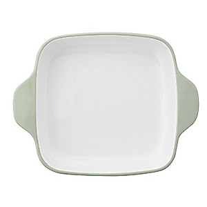 KitchenAid Vitrified Stoneware Square Baker, 2-Quart, Pistachio
