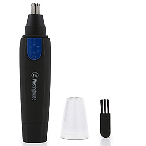 Westinghouse Nose Hair Trimmer for Men Precision Nose Trimmer for Men Professional Men's Nose and Ear Trimmer Stainless Steel Blades Lightweight and Travel Ready