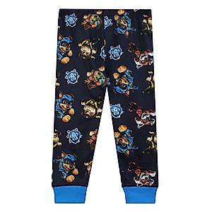 Paw Patrol Pajamas | The Mighty Movie Pajamas For Boys | Marshall Chase And Skye PJs For Kids | Blue | 8