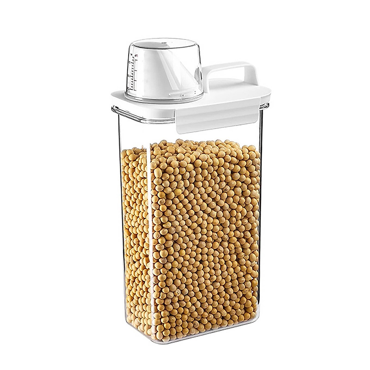Byworldtasic Plastic Cereal Dispenser Storage Box Kitchen Food Grain Rice Container Nice Cat Food Storage Container Cereal Containers Storage Flour Container Bucket With Lid