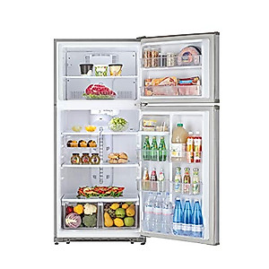 Winia WTE21GSSLD 21 Cu. Ft. Top Mount Refrigerator - Fingerprint Resistant Metallic Finish