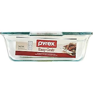 Pyrex Easy Grab 8" Glass Bakeware Dish