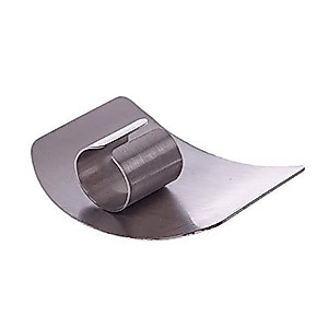 wefaner Stainless Steel Finger Guards for Cutting, Hand Protector Finger Protector , Avoid Injury When Cutting Vegetables, Meat, Slicing and Dicing Safe Chopping Tools