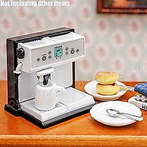 Odoria 1/12 Miniature Coffee Mugs Dollhouse Decoration Accessories, 4Pcs