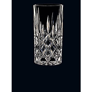 Nachtmann Noblesse Collection Long Drink Glasses | Set of 4 cocktail Cups | Made of Crystal Glass | 6-Inch Highball Glasses for Cocktails, Juice and other Mixed Drinks | 13-Ounces
