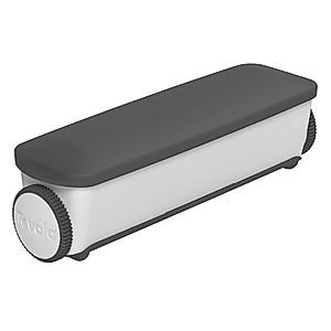 Tovolo Rolling Duster Easy-to-Use Sifter & Spreader, Spreader Baking Accessory for Bread Making & Cookie Cutting, Alternative Flour Sifter & Duster, Medium, Charcoal